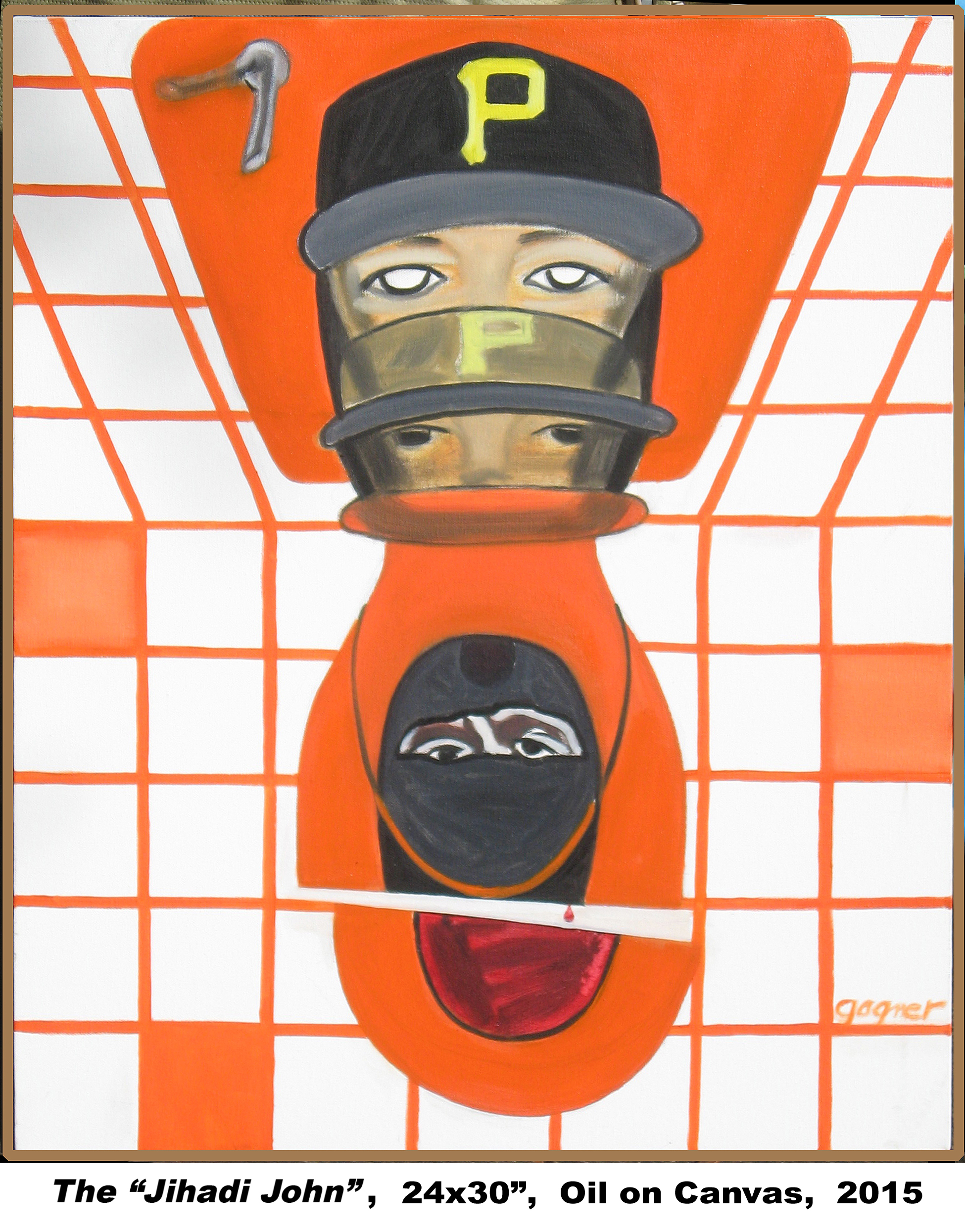 The "Jihadi John" - Paintings by Larry Gagner
