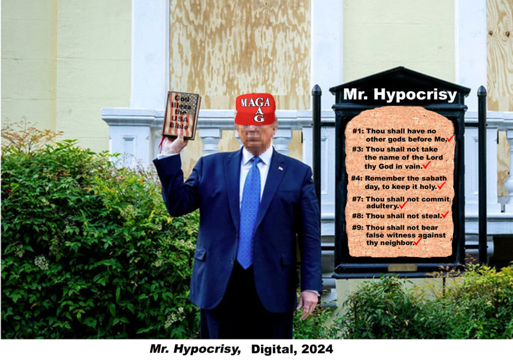 Mr. Hypocrisy - Paintings by Larry Gagner
